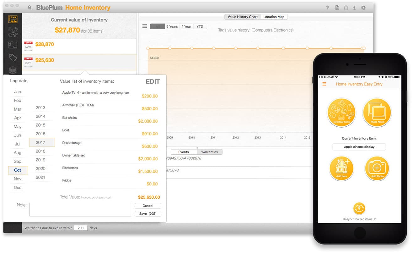 Best Home Inventory app for Mac